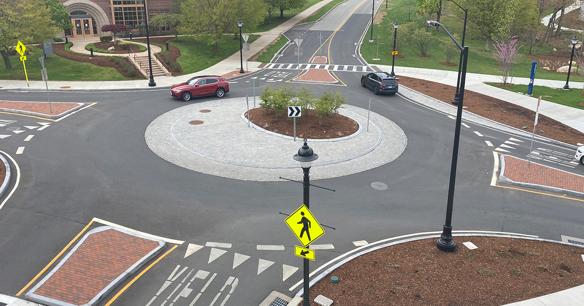 UConn NW Science Quad Roundabout | Higher Education | VHB