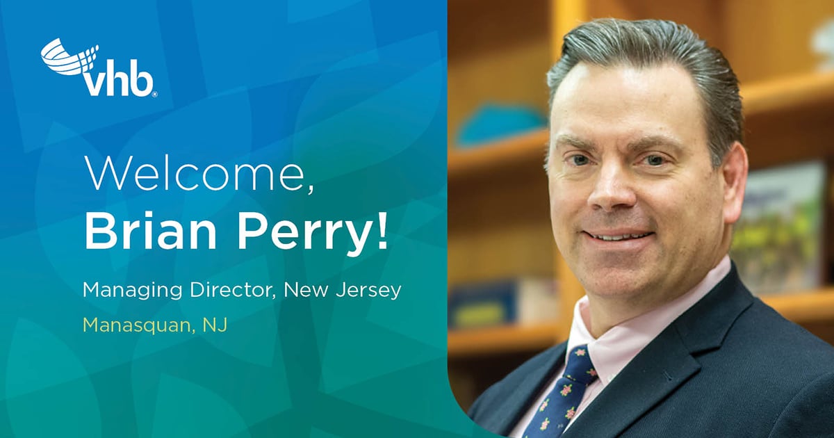 News | Brian Perry, PE, Joins VHB | VHB