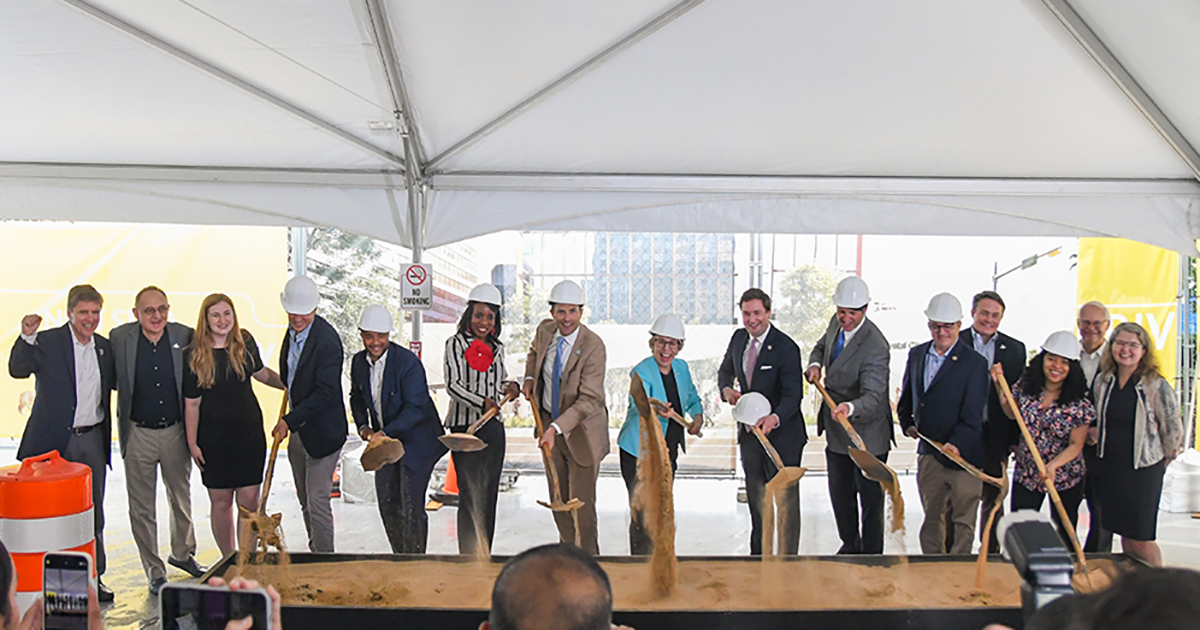 News | Crystal City Metro East Entrance Groundbreaking Ceremony | VHB