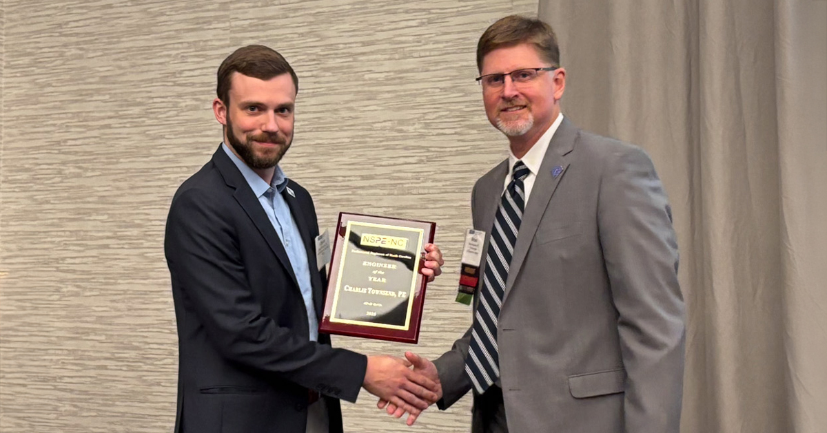 News | Charlie Townsend is PENC 2025 Engineer of the Year | VHB