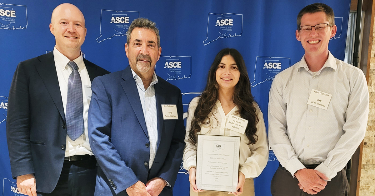 News | VHB Wins 2025 CSCE ACE Award | VHB