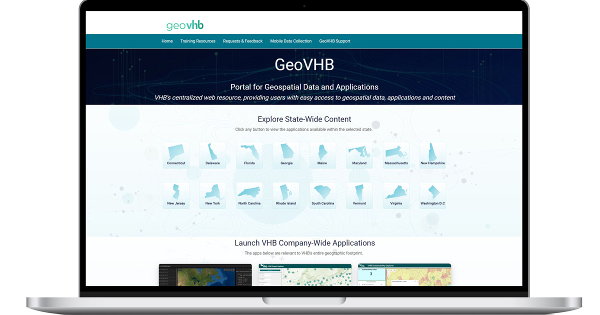 News | VHB Launches Cutting-edge Geospatial Portal | VHB