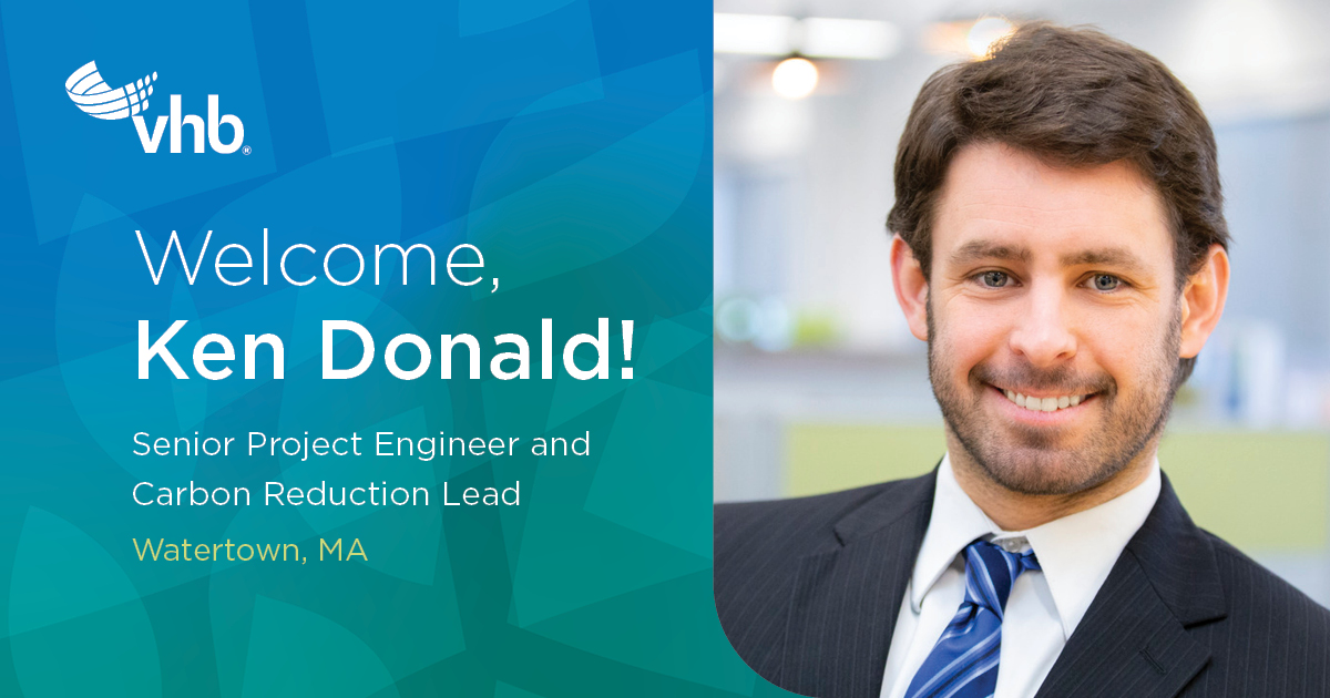News | VHB Welcomes Ken Donald, PE, as Senior Project Engineer and ...