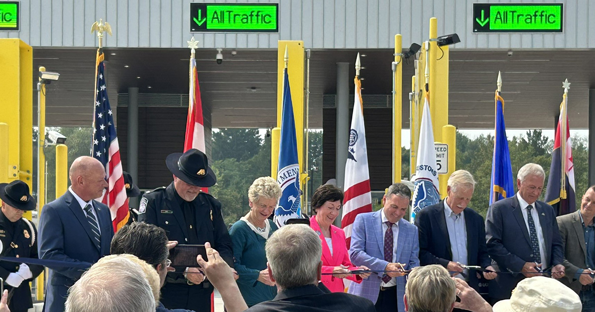 News | Revitalized International Border Crossing Celebrated in Maine | VHB