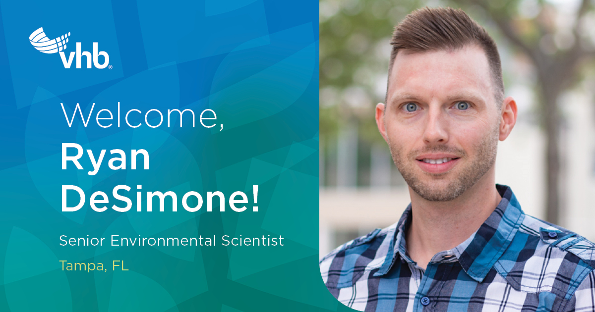News | VHB welcomes Ryan DeSimone to Gulf Coast | VHB News | VHB welcomes Ryan DeSimone to Gulf Coast | VHB