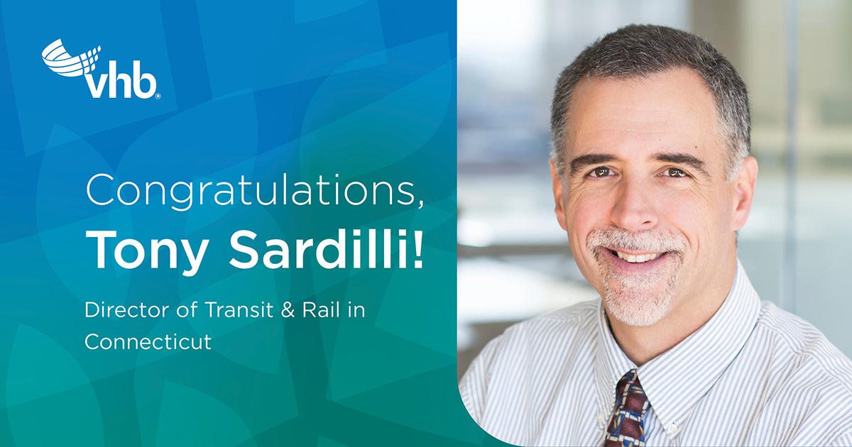 News | Tony Sardilli, PE, Promoted to Director of Transit & Rail in ...